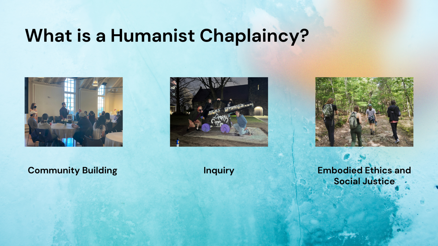 What is Humanism? - Tufts Humanist Chaplaincy