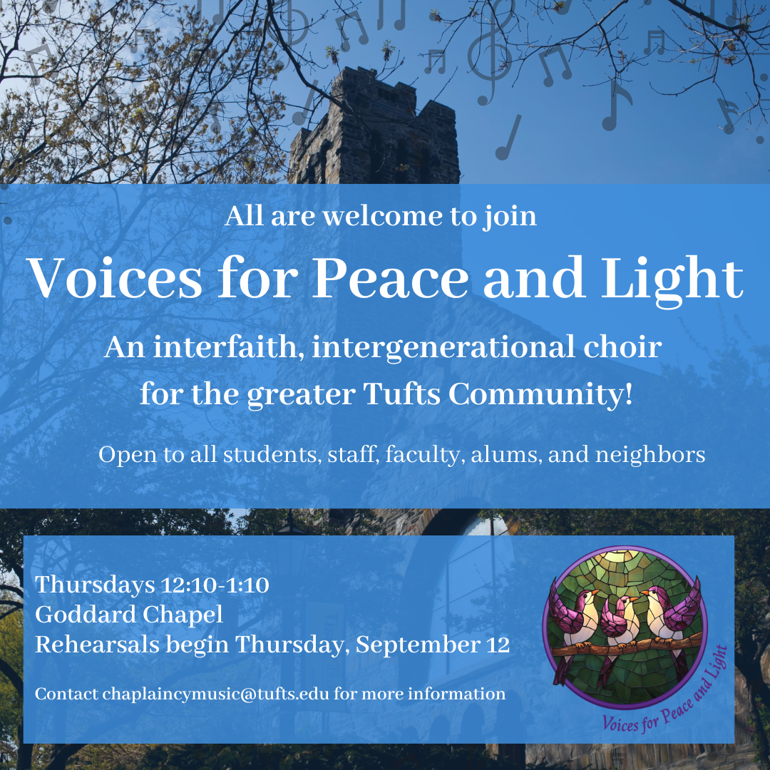 Voices for Peace and Light - Tufts University Chaplaincy